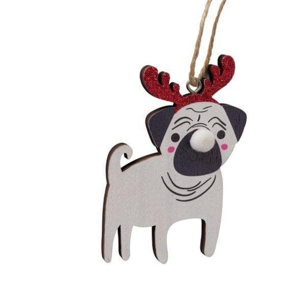 Barney Christmas Dog Garland - The Festive Farm Shed