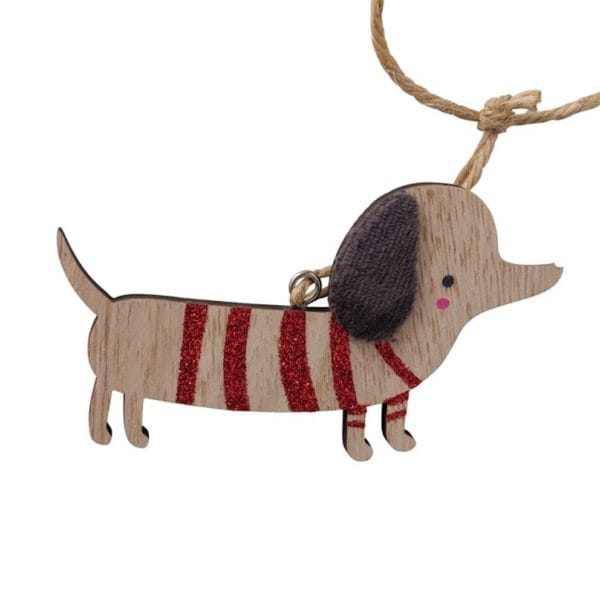 Barney Christmas Dog Garland - The Festive Farm Shed