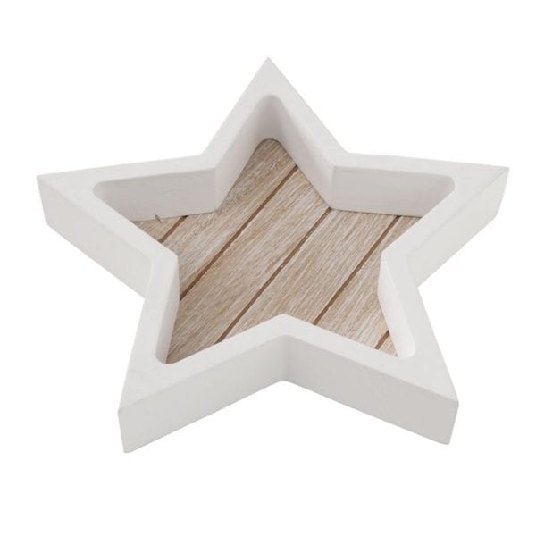Set of 3 Wooden Star Trays, Stern Boltze Christmas Decor - The Festive ...